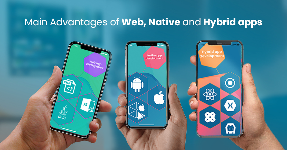 Main Advantages of Web, Native and Hybrid Apps Main Advantages of Web, Native and Hybrid Apps